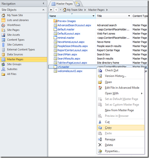 Sharepoint 2010: Customise SharePoint v4 Master Page to Add Footer